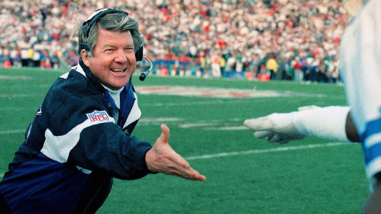Cowboy Coach Jimmy Johnson - Players Bio
