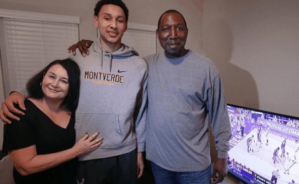 Ben with his mom and dad - Players Bio