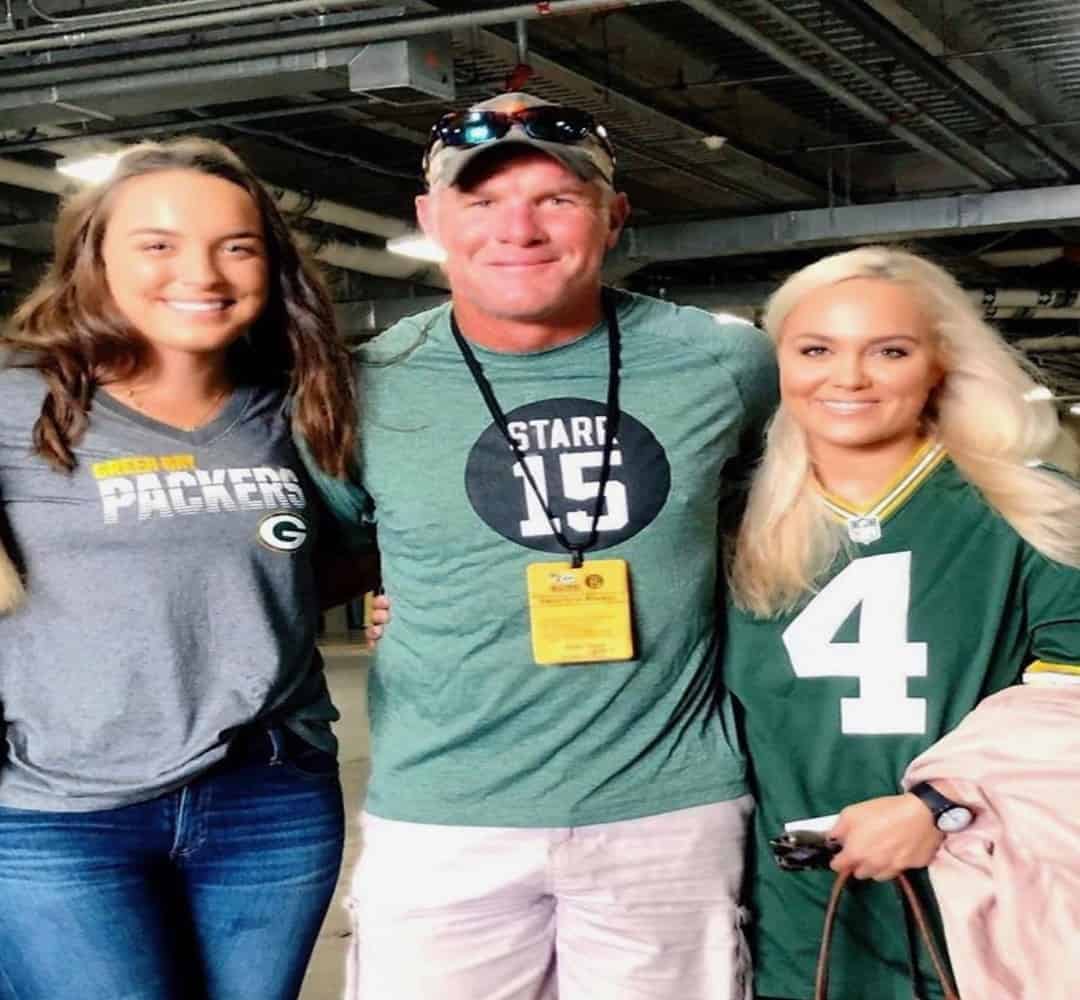 Brett Favre and daughters - Players Bio