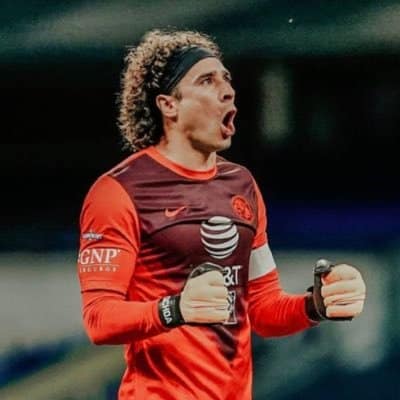 Guillermo Ochoa celebrating a save - Players Bio