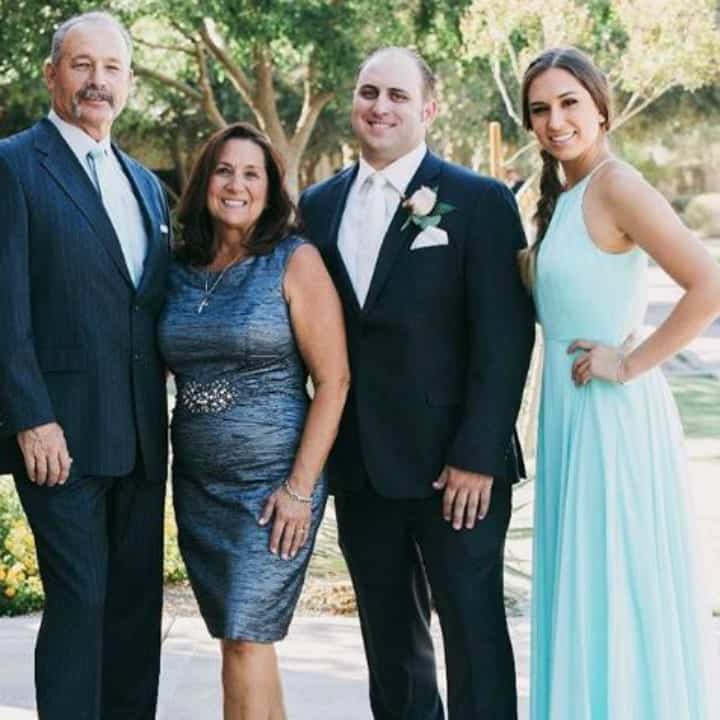 With her family - Players Bio
