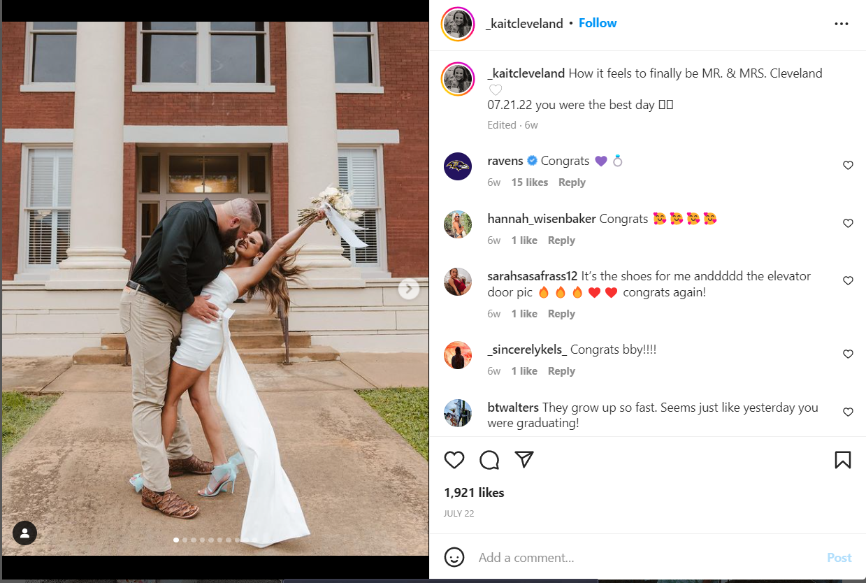 In Kaitlyn's latest Instagram post, Ben's wife mentioned, "How it feels ...