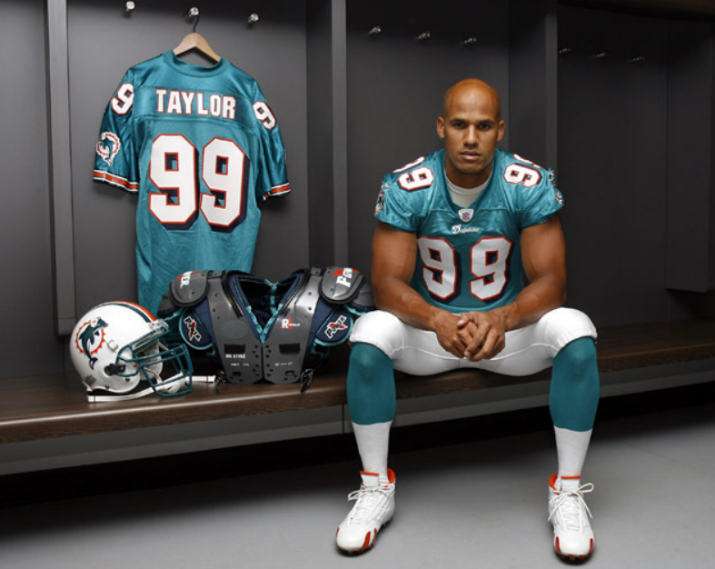 Who is Jason Taylor's brother - Players Bio