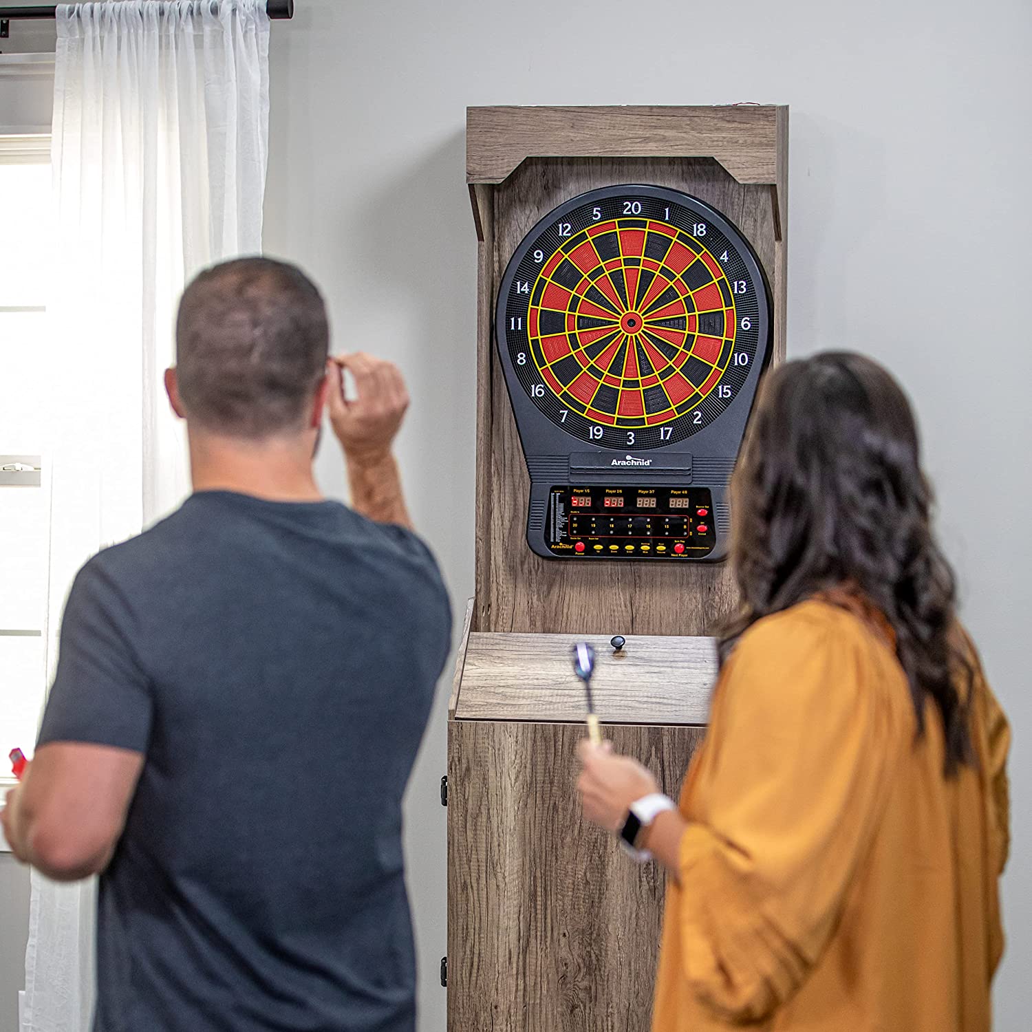 standing dartboard - Players Bio
