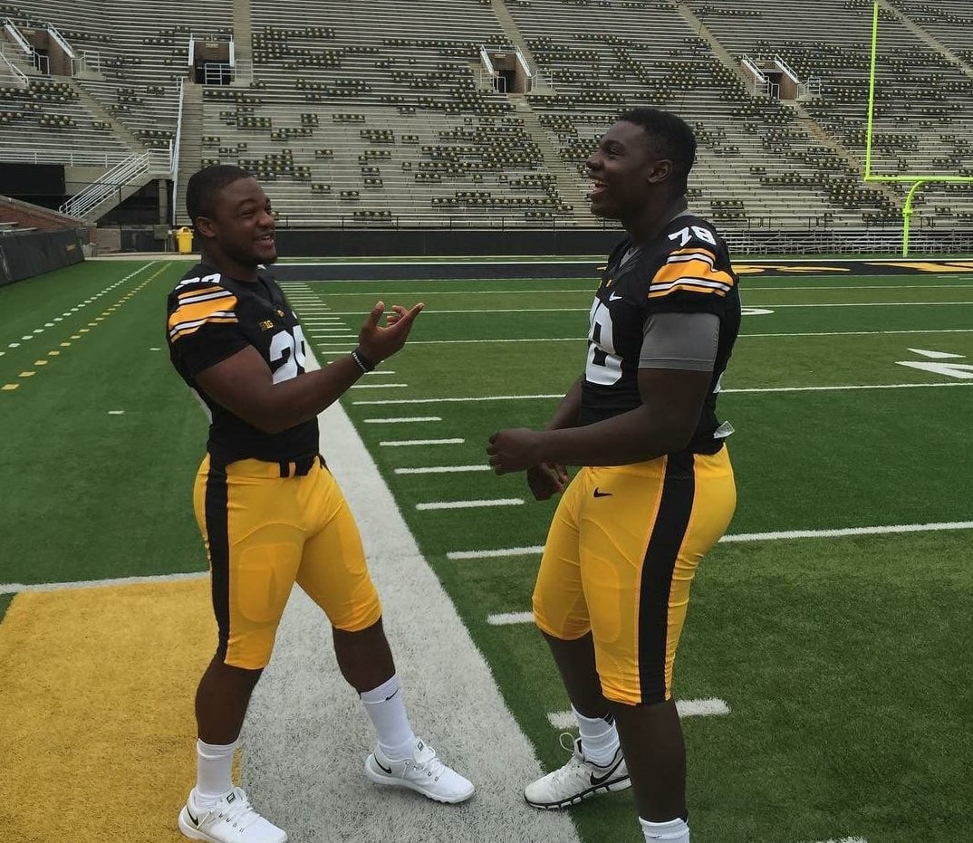 James-Daniels-and-his-older-brother-LeShun (Source: The Athletic ...