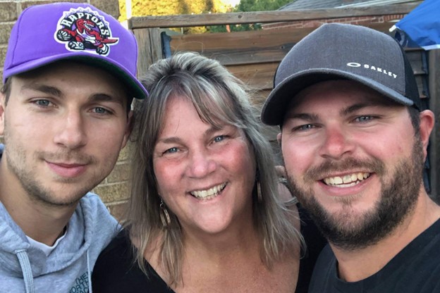 Michael With His Mother Lynda & Brother Christopher - Players Bio