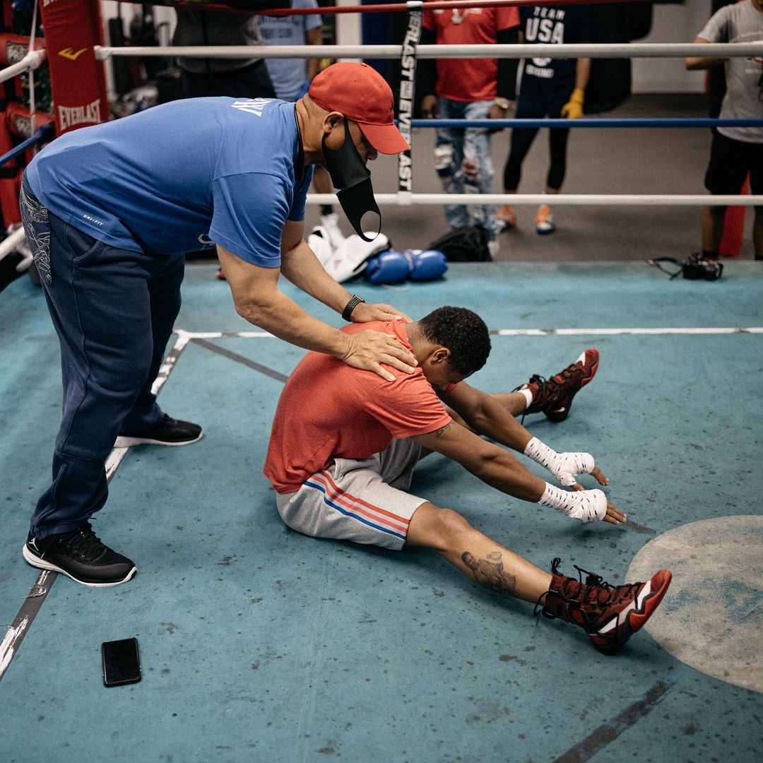Boxer Shakur Stevenson Exercising - Players Bio