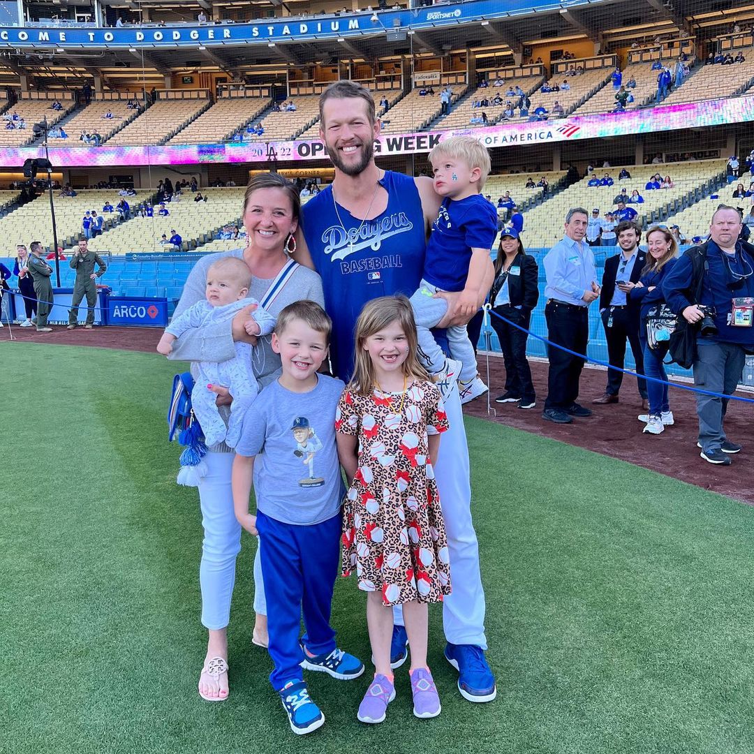 Clayton Kershaw Wife Ellen Kershaw And Four Kids Are His Inspiration ...