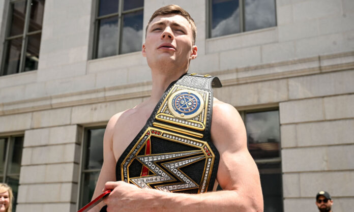 Christian Braun Parade- Nuggets Rookie Stuns Fans With WWE Championship ...