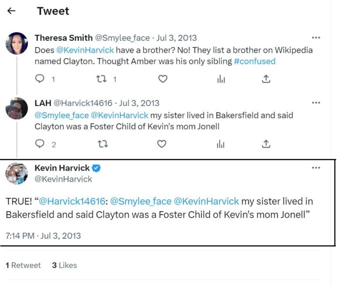 Kevin Harvick Sister Amber Harvick: Age Gap And Family Tree - Players Bio