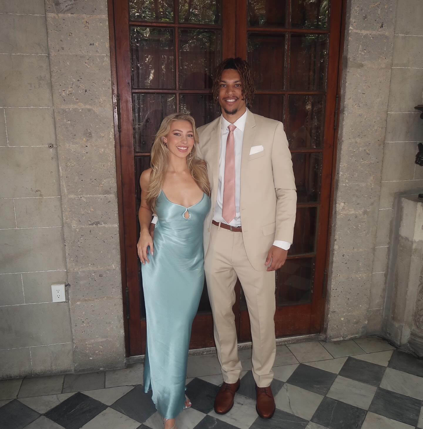 Brandon-Clarke-in-his-sisters-wedding-with-unknown-girl - Players Bio