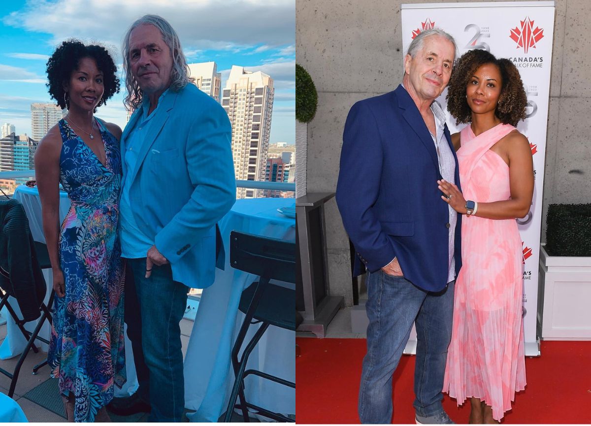 Bret 'The Hitman' Hart And His Wife, Stephanie Washington, Have a 26 ...