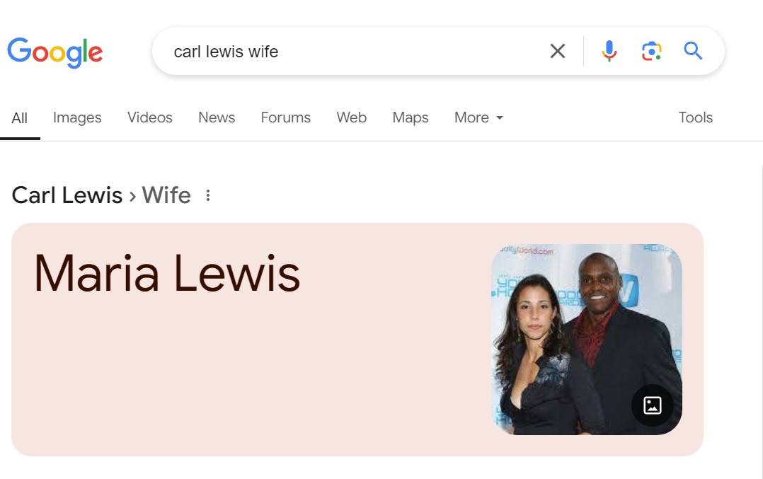 Nine-Time Olympic Gold Medalist Carl Lewis' Wife Remains A Mystery ...
