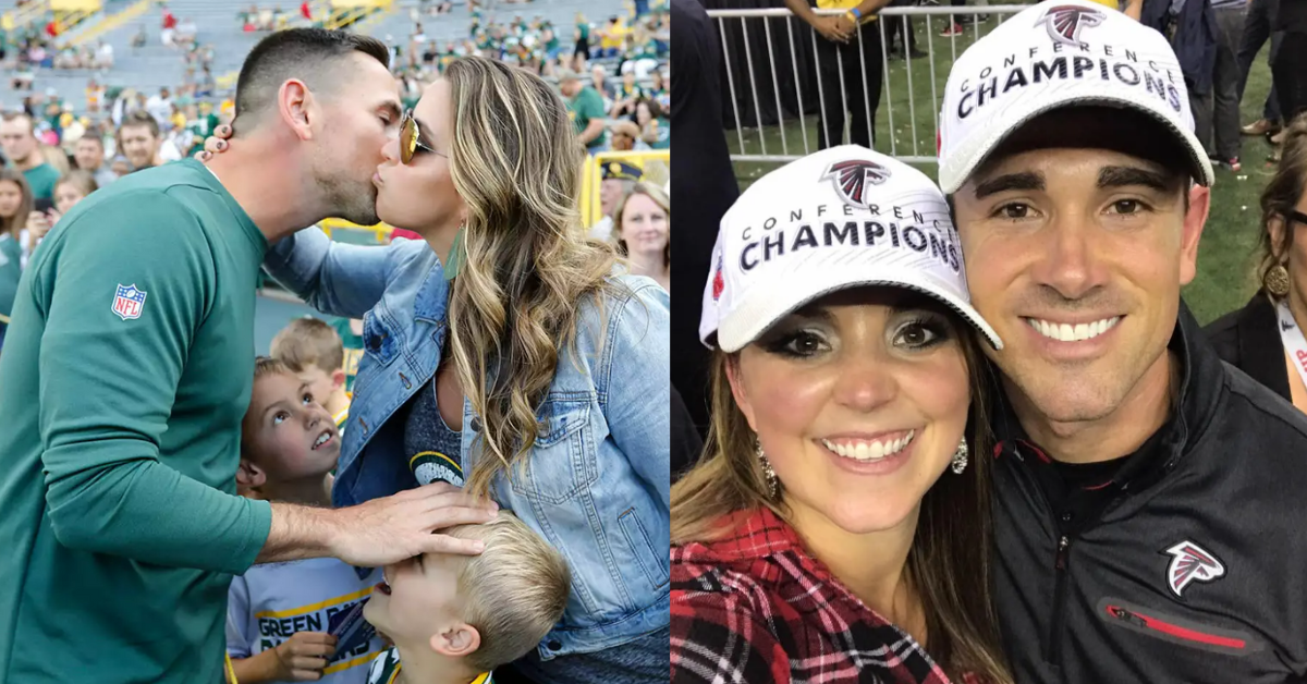 Green Bay Packers Head Coach Matt LaFleur And His Wife, BreAnna LaFleur ...