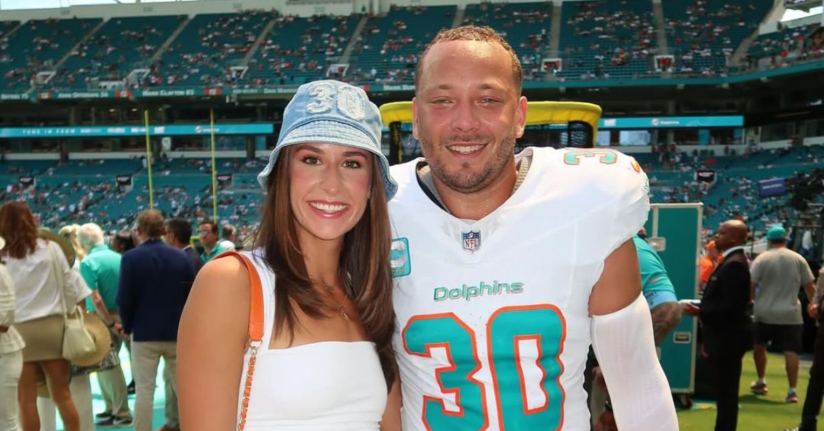 Miami Dolphins' Fullback Alec Ingold and His Wife, Alexa Ingold, a ...