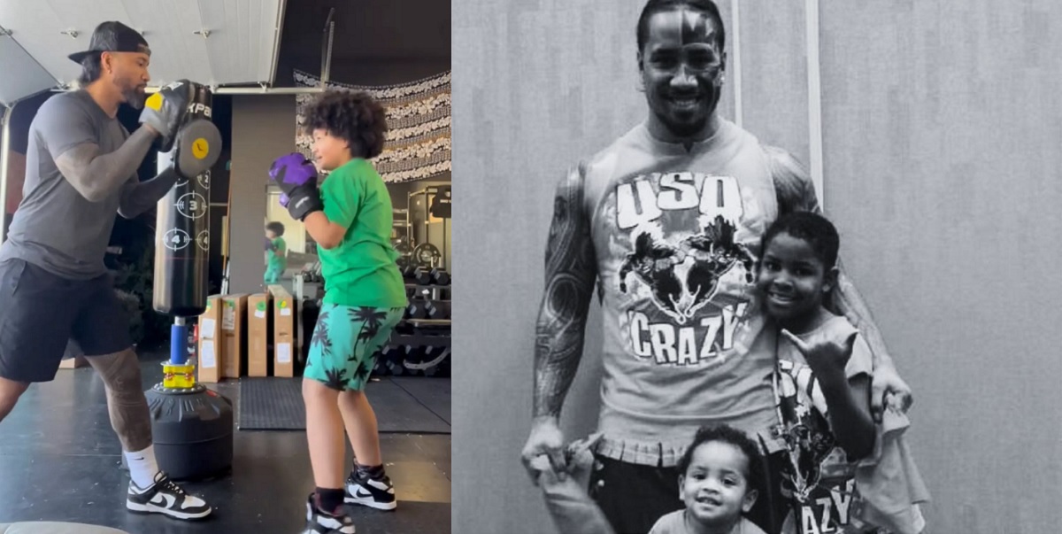 Jey Uso And His Wife Takecia Travis Turn High-School Romance Into A ...