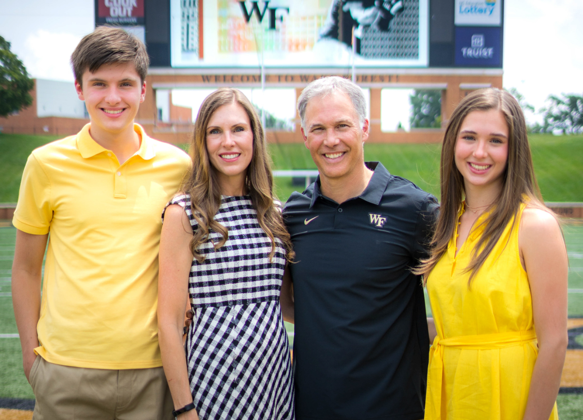 Wake Forest Football Head Coach Dave Clawson Has Two Children With His ...