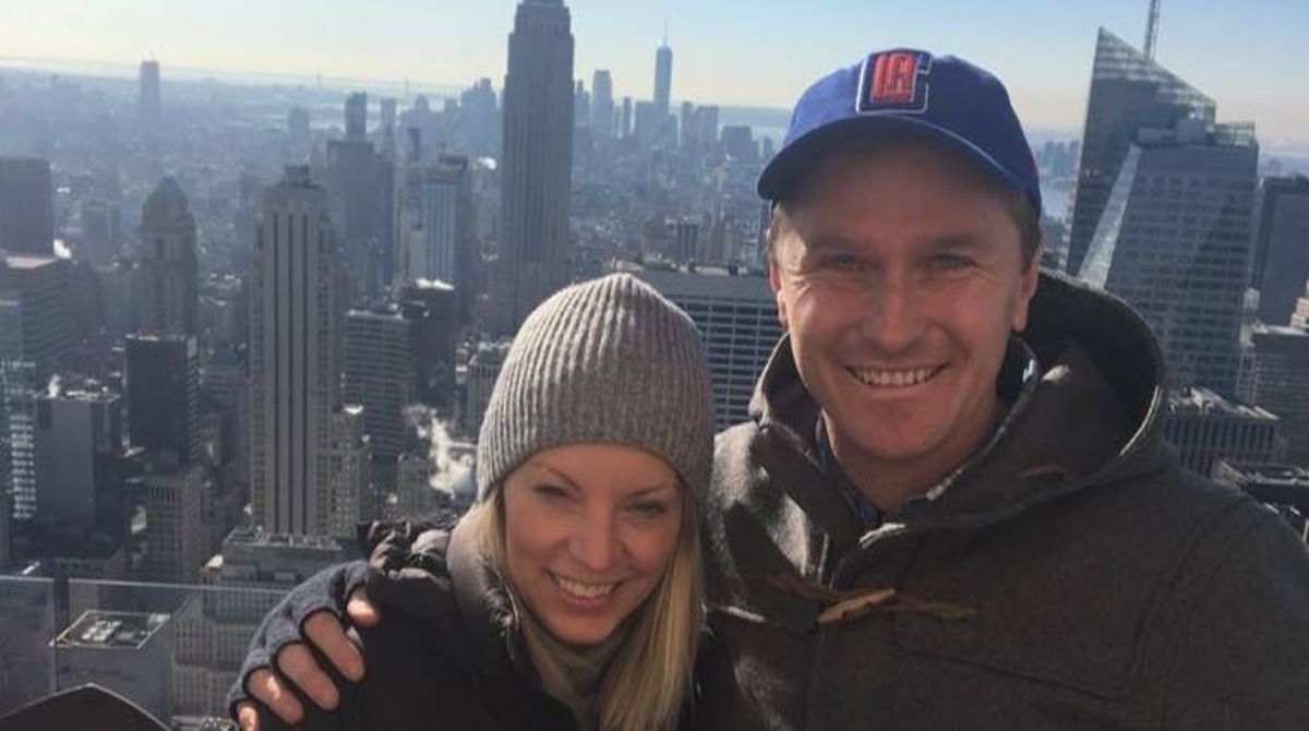Former Brisbane Lions Midfielder Troy Selwood and His Partner, Sarah ...