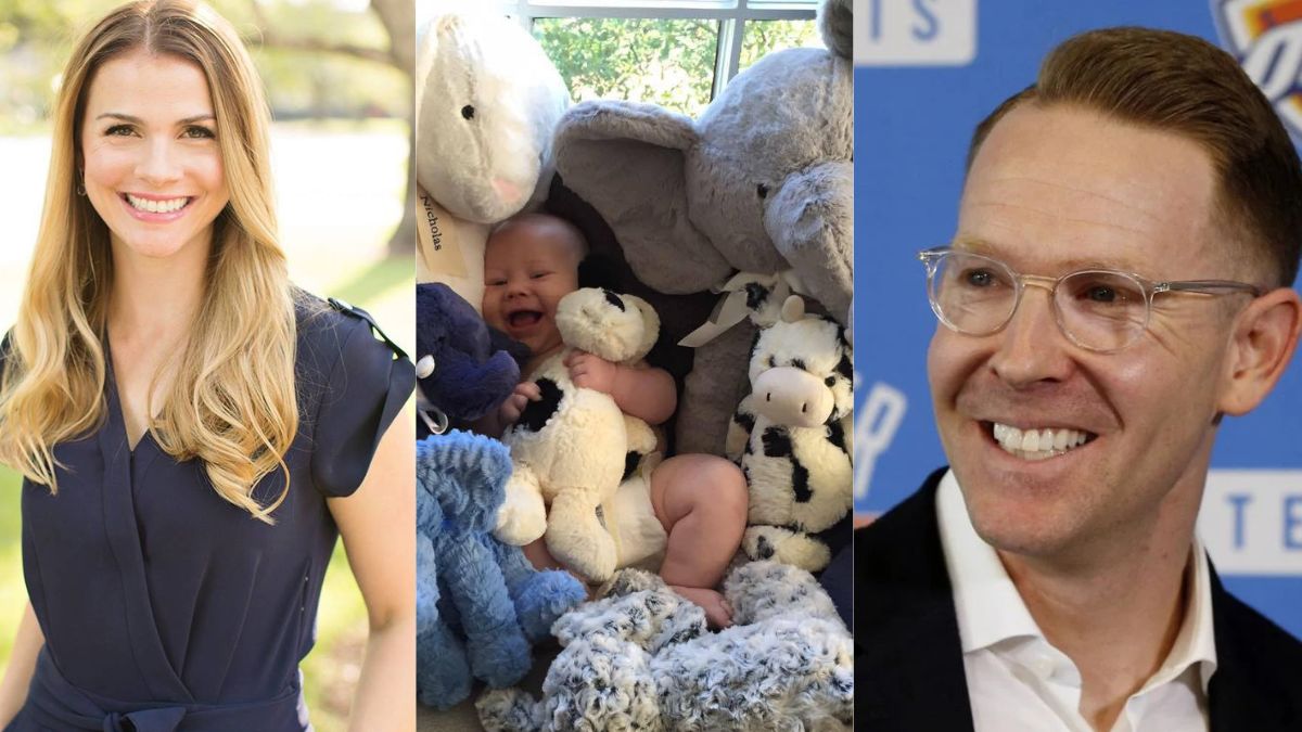 Oklahoma City EVP Sam Presti Proudly Embraces Fatherhood With Son ...