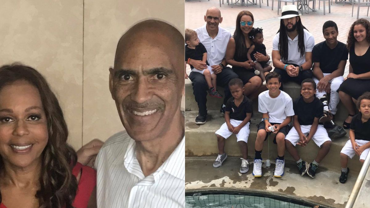 Tony Dungy And Wife Lauren Harris Balance Family Life With 10 Kids And ...