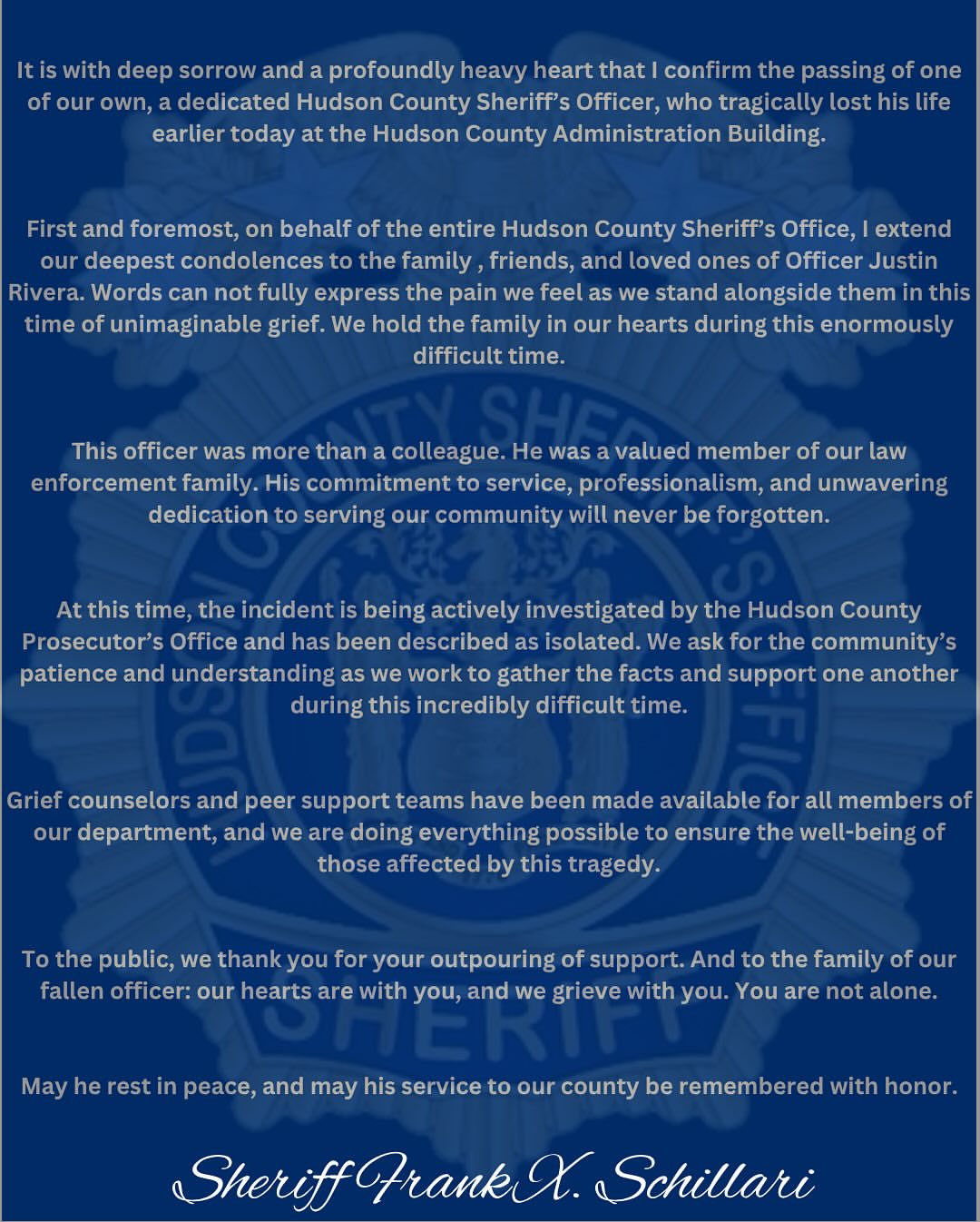 Hudson County Sheriff’s Officer And Boxing Coach Justin Rivera, 29 ...