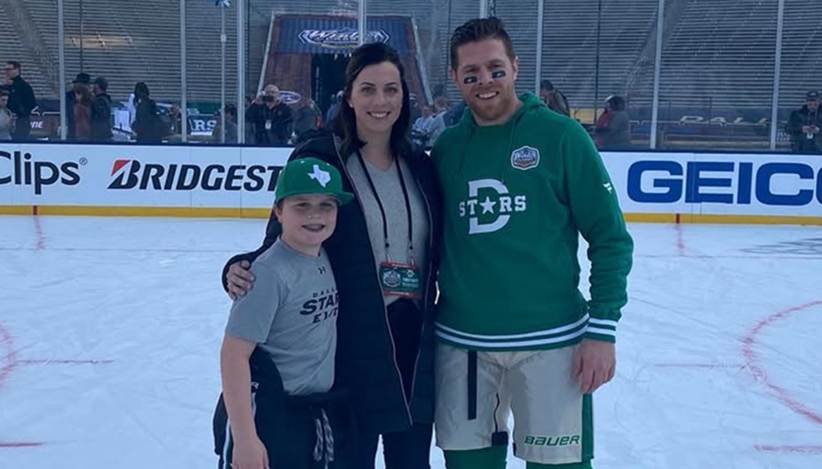 Joe Pavelski's Wife, Sarah Pavelski, And His Son, Nate, Stands Strong ...