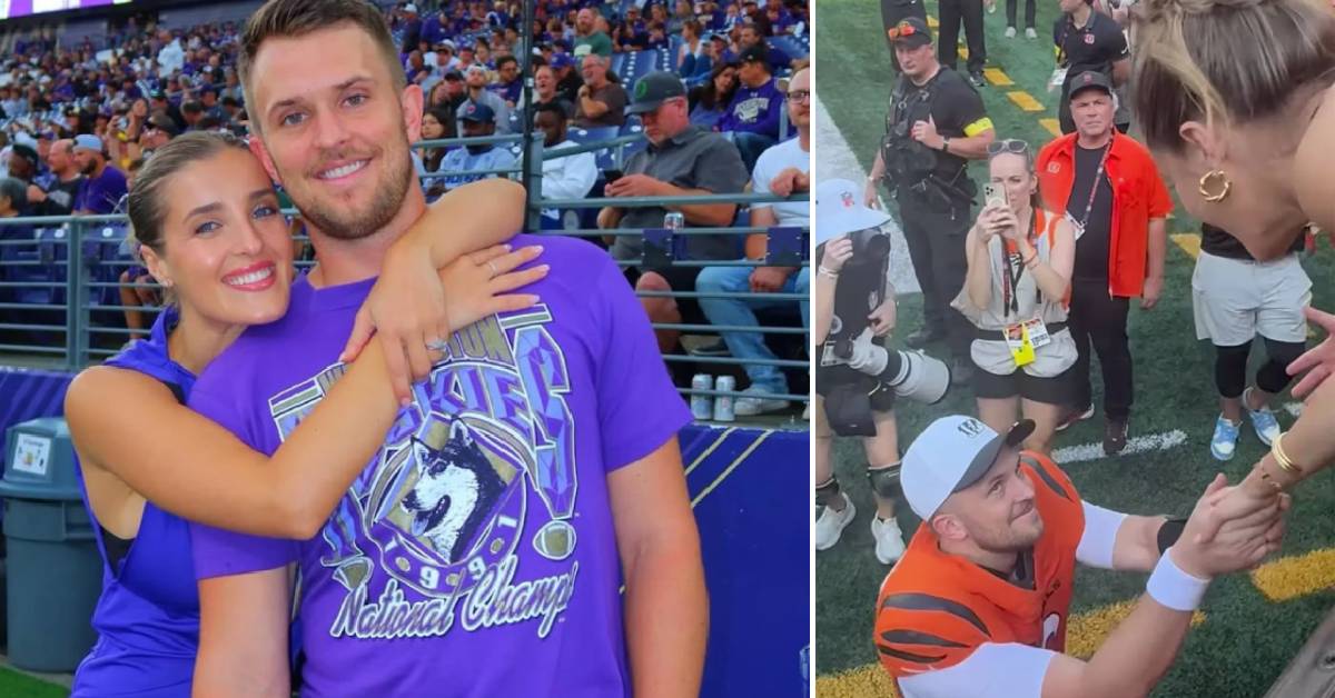 Cincinnati Bengals Jake Browning Finds His 'Mob Wife' in the Crowd ...