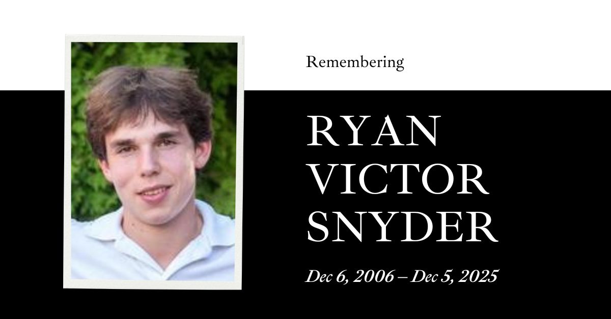 Former High School Athlete Ryan Victor Snyder's Death Leaves His ...