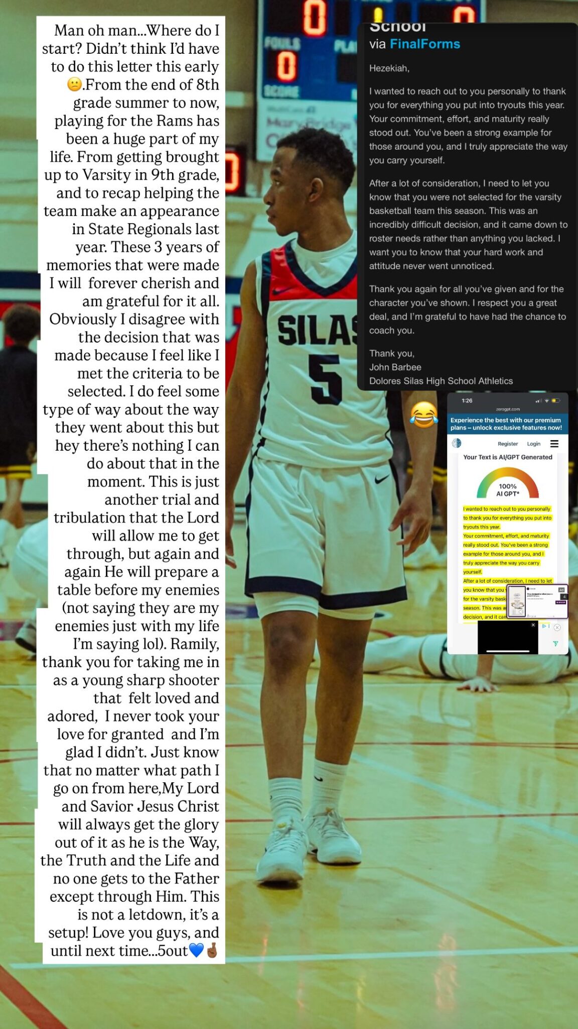 After Three Years of Varsity Play, My Grandson Was the Only One Cut at ...