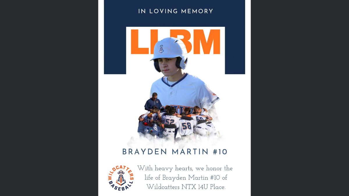 Wildcatters Baseball Player Brayden Martin, Passes Away Leaving His ...